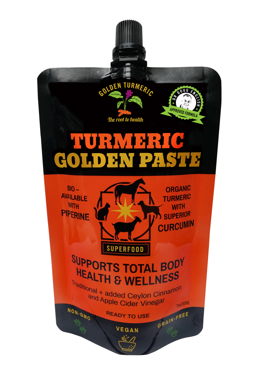 Turmeric Golden Paste for Humans, Dogs and Pets